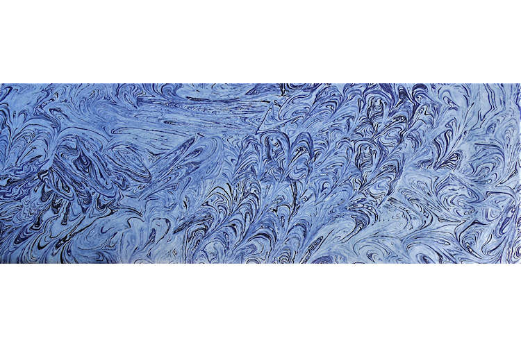 Alpha QT Marbled Periwinkle , Quilters Treasure: Hand Painted Marbled ...