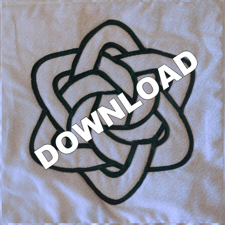 Celtic Knot Braid Work Tranquility Downloadable Pattern , Quilters ...