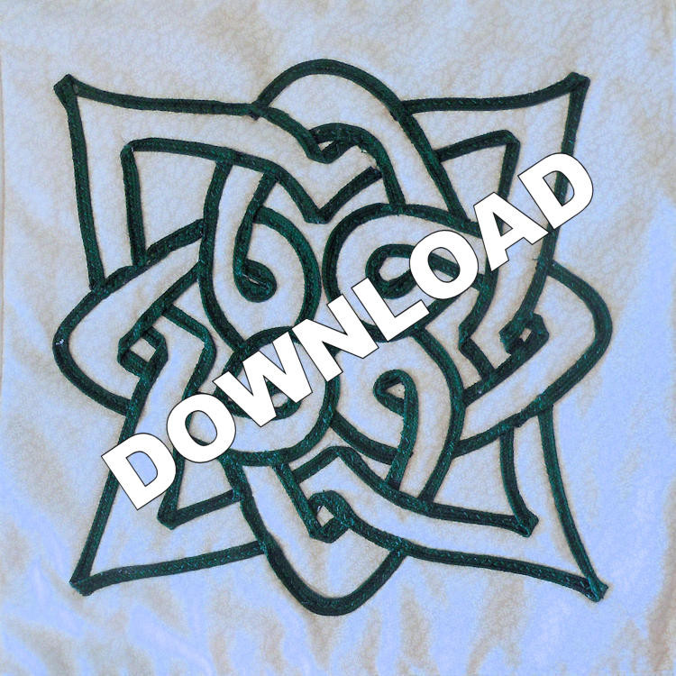 Celtic Knot Braid Work Transition Downloadable Pattern , Quilters ...